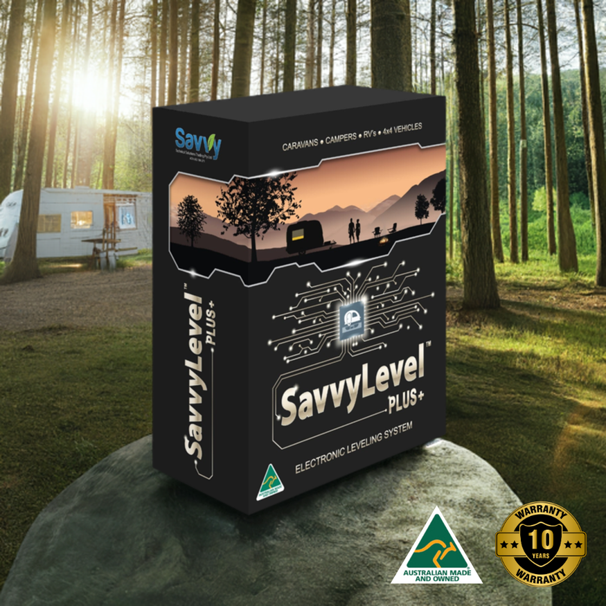 SavvyLevel Australian Caravan and Motorhome Levelling Solution