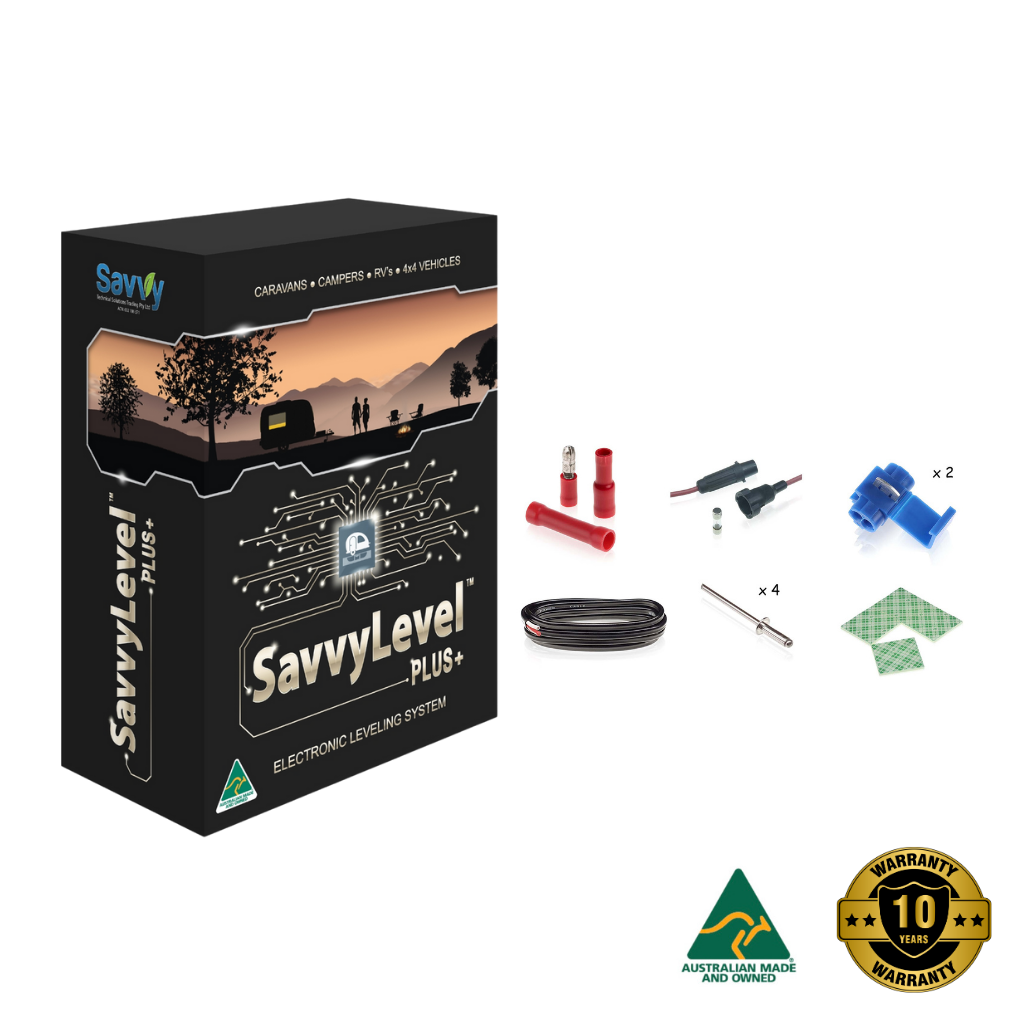 SavvyLevel Australian Caravan and Motorhome Levelling Solution