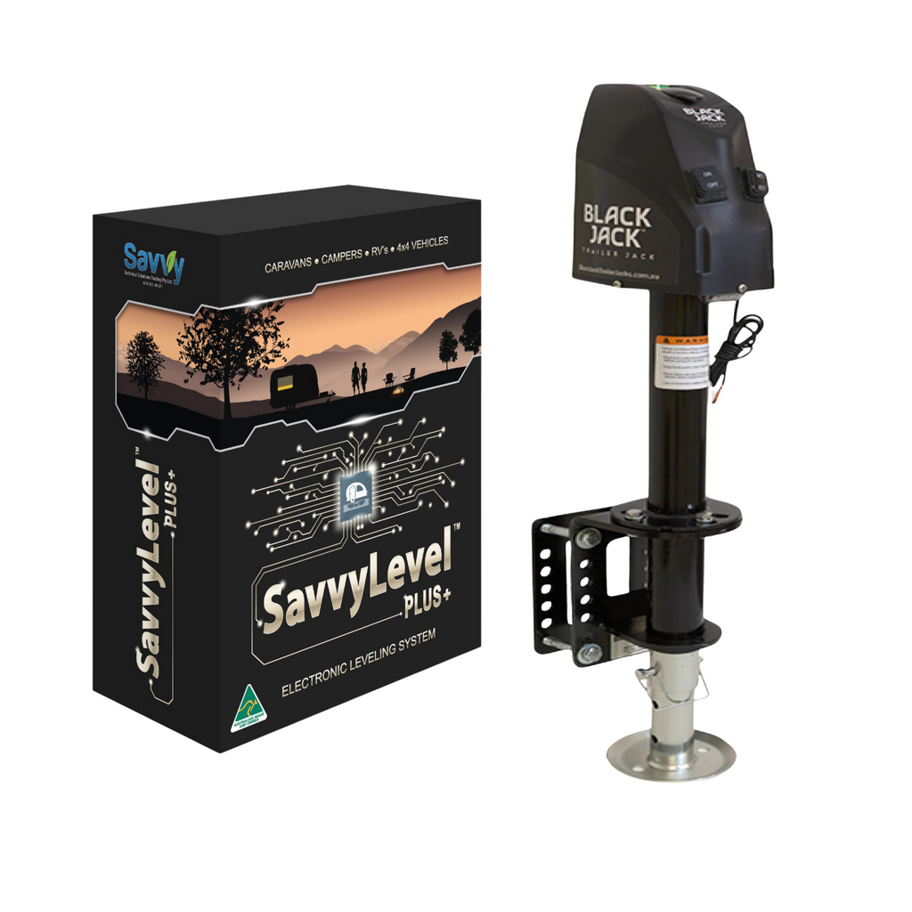 SavvyLevel Australian Caravan and Motorhome Levelling Solution