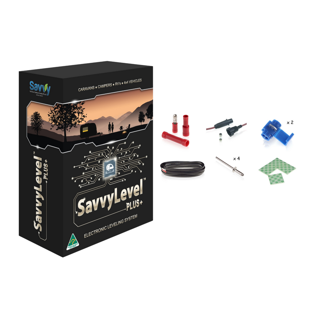 SavvyLevel Australian Caravan and Motorhome Levelling Solution