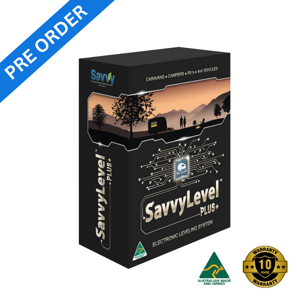 SavvyLevel Australian Caravan and Motorhome Levelling Solution